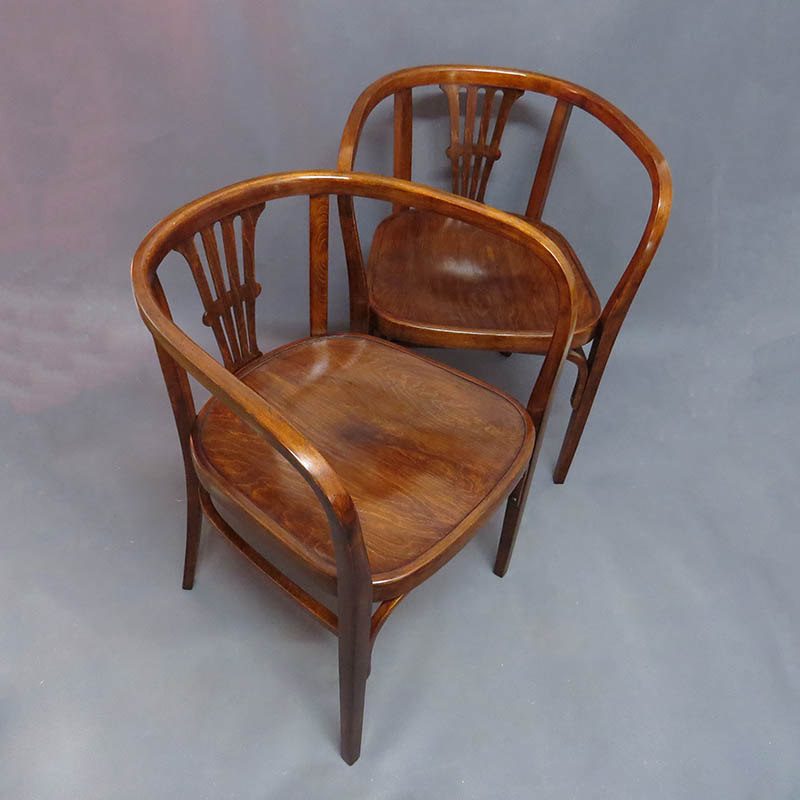 Starožitné design Párové Thonet křeslo - Vídeňská secese